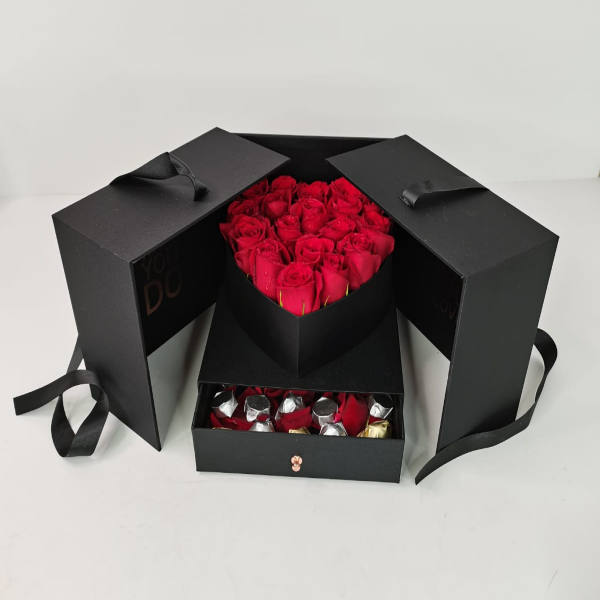 Open Heart Box | Flower Garden