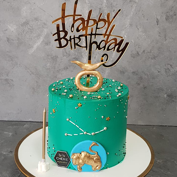 Taurus Birthday Cake